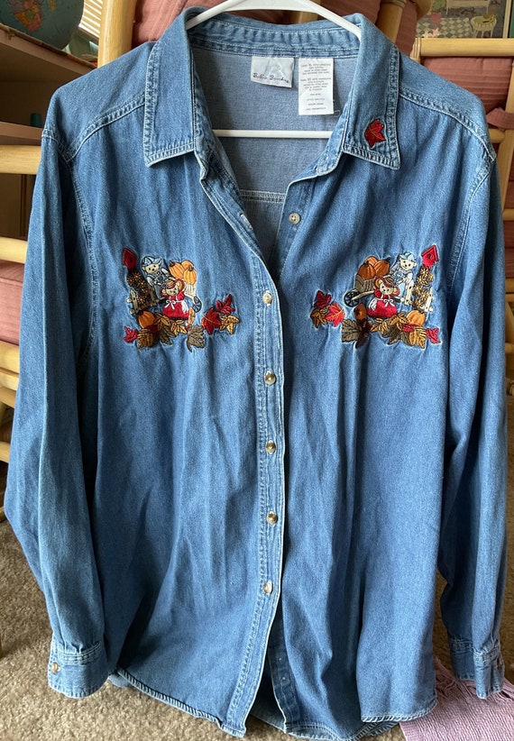 Denim fall top - Gem