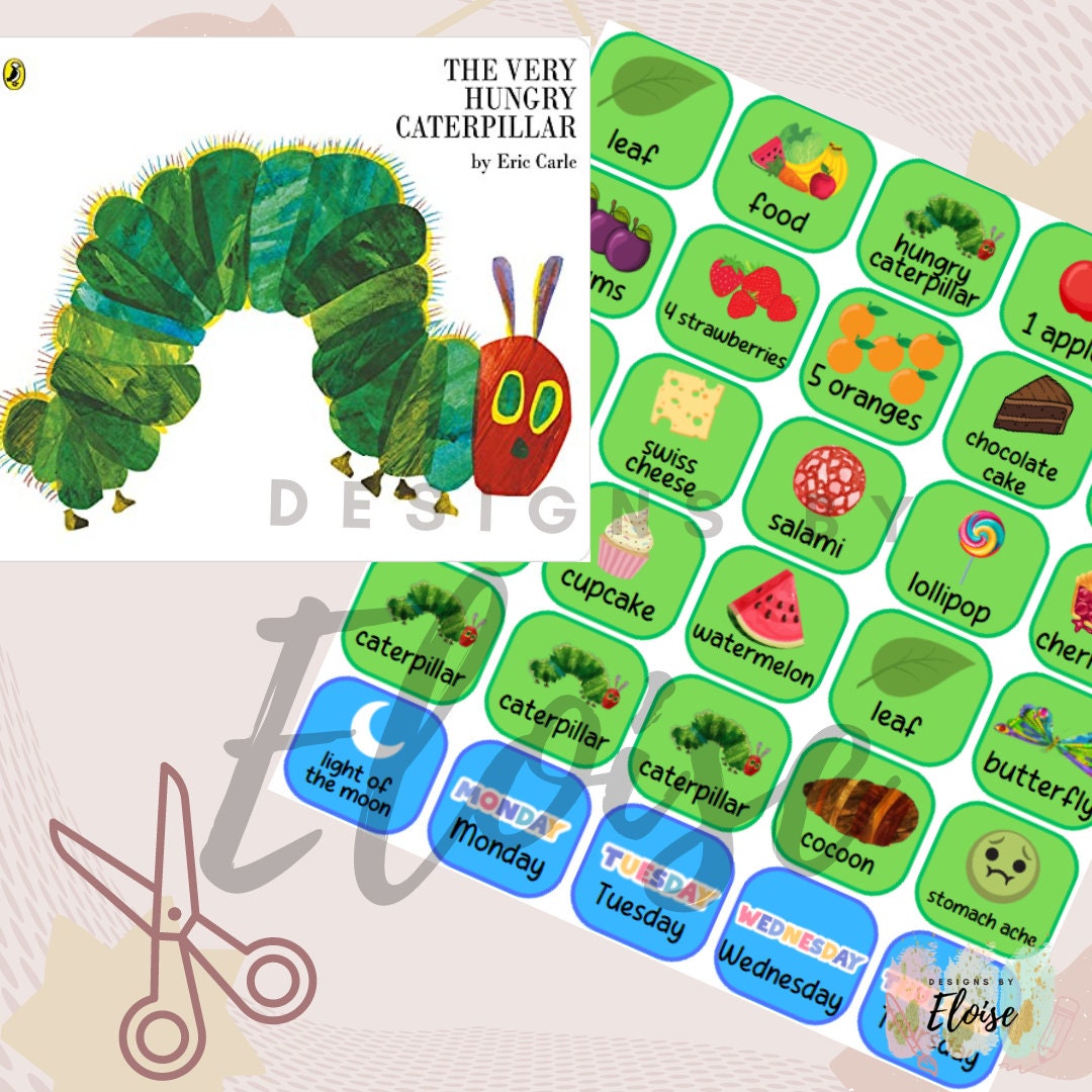 The Very Hungry Caterpillar Eric Carle Colourful Semantics Pack Build a ...