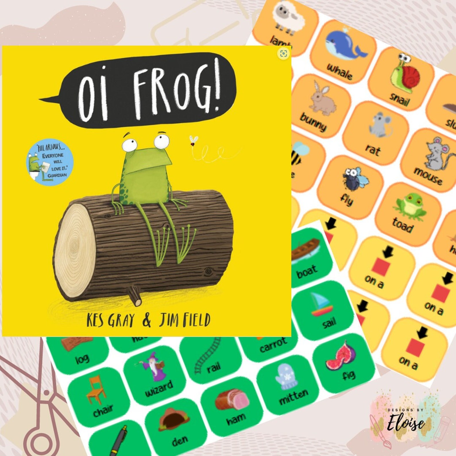 Oi Frog Colourful Semantics Pack Build a Sentence Word Bank Uplevel ...