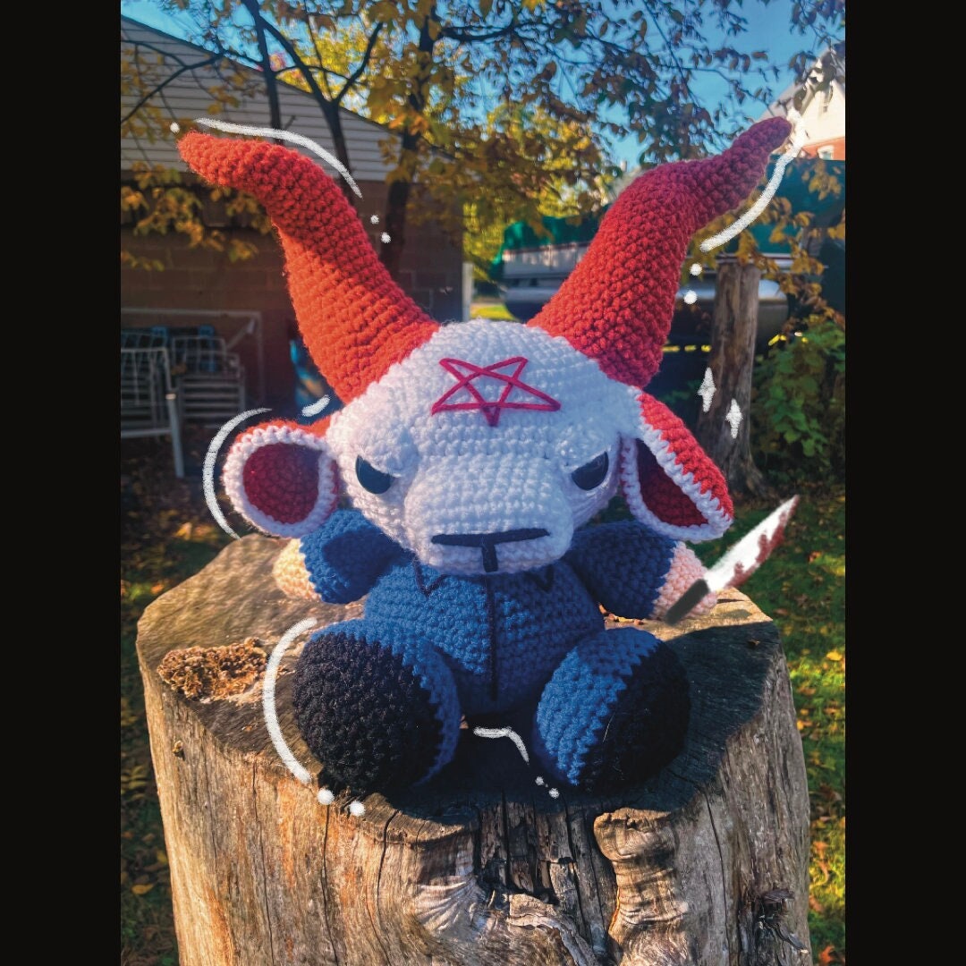 Crochet Michael Myers Baphomet Black Phillip Horror Art Inspired ...