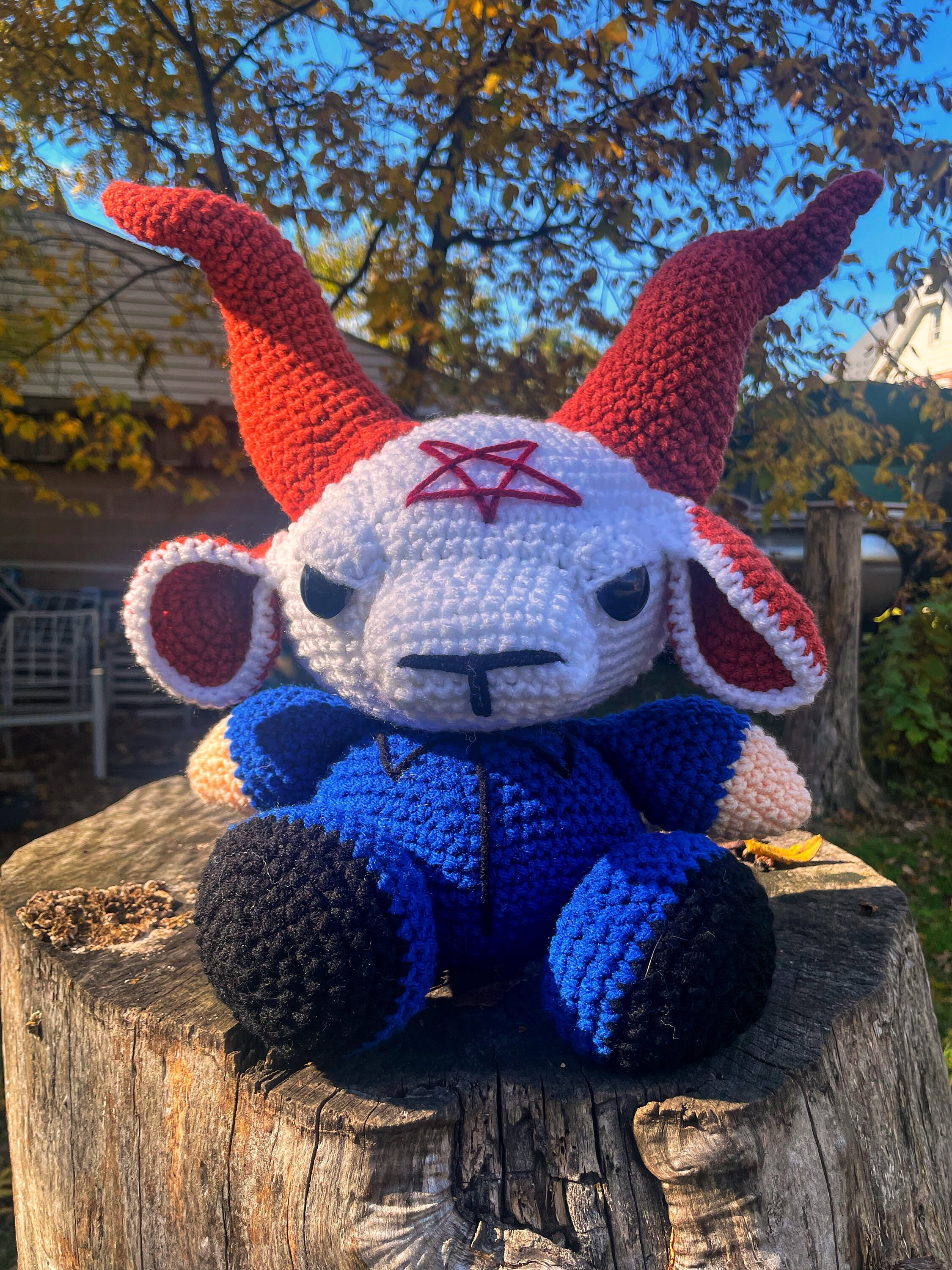 Crochet Michael Myers Baphomet Black Phillip Horror Art Inspired ...