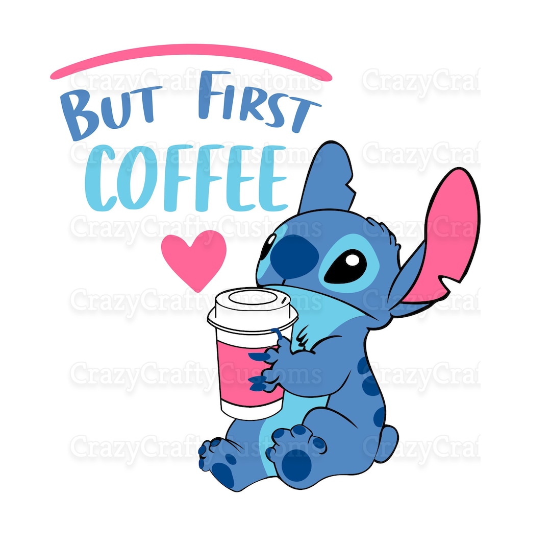 Stitch Clipart Lilo and Stitch Movie Stitch Decor but First - Etsy UK
