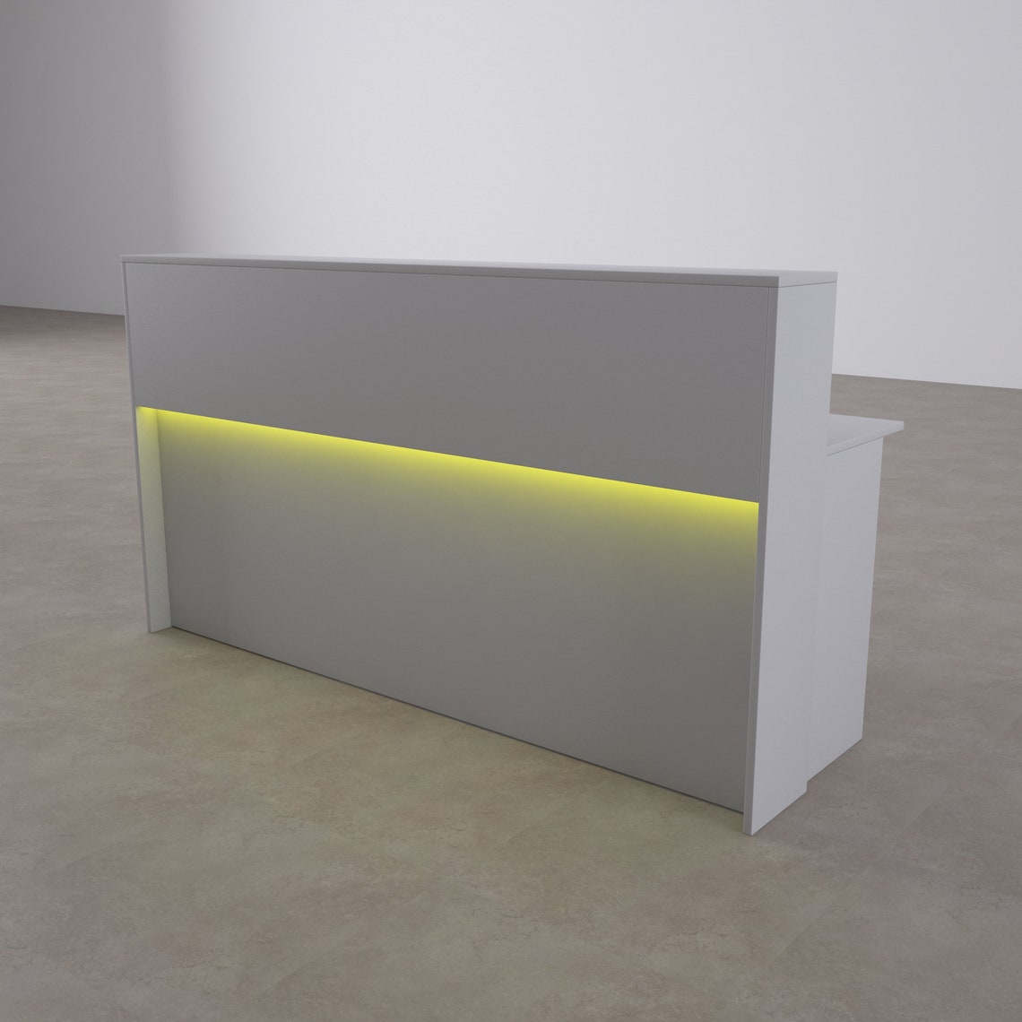 Reception Desk Model 8 White Reception Desk Custom Reception - Etsy