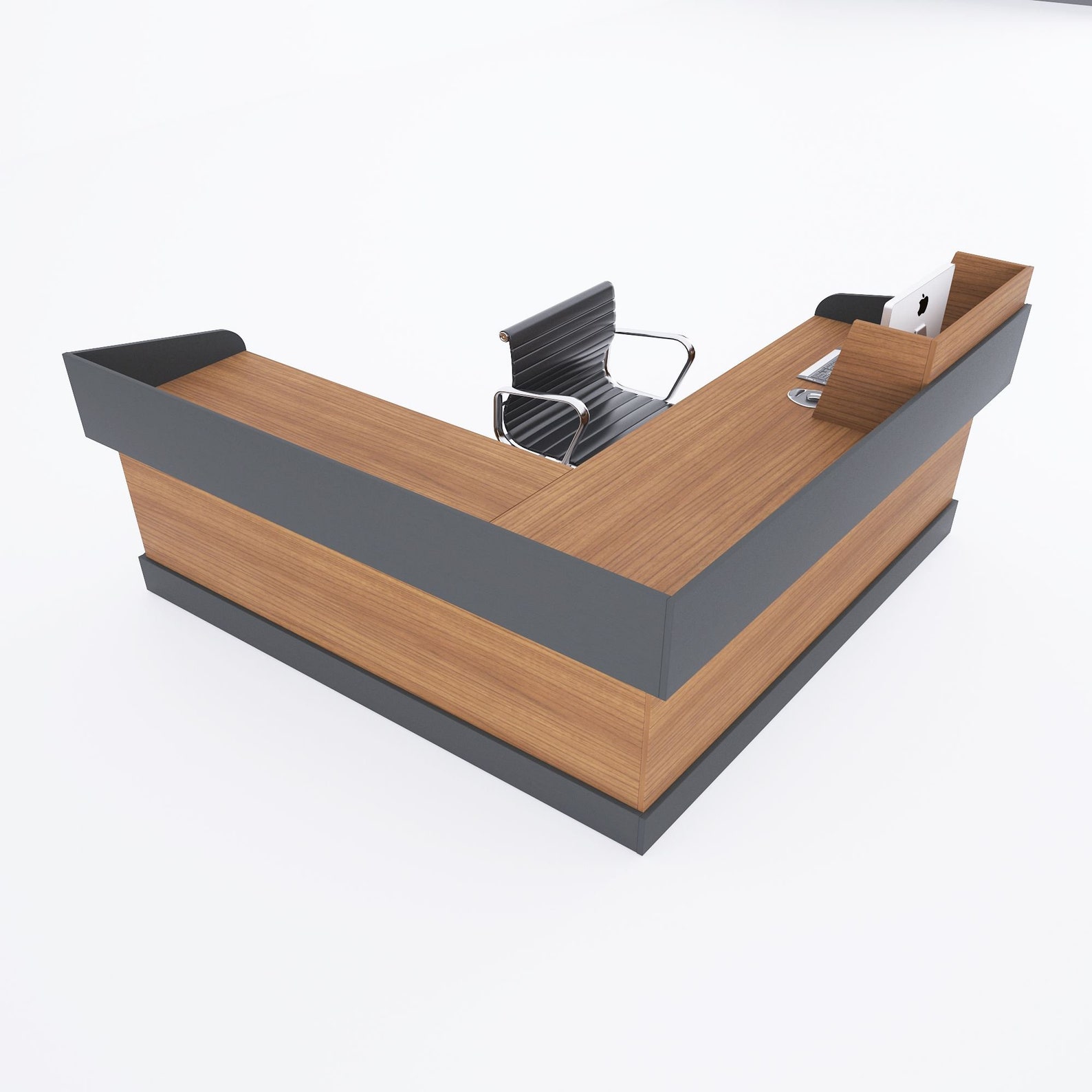Reception Desk Model 1 Mutli Color Options, Reception Desk L Shape, L ...