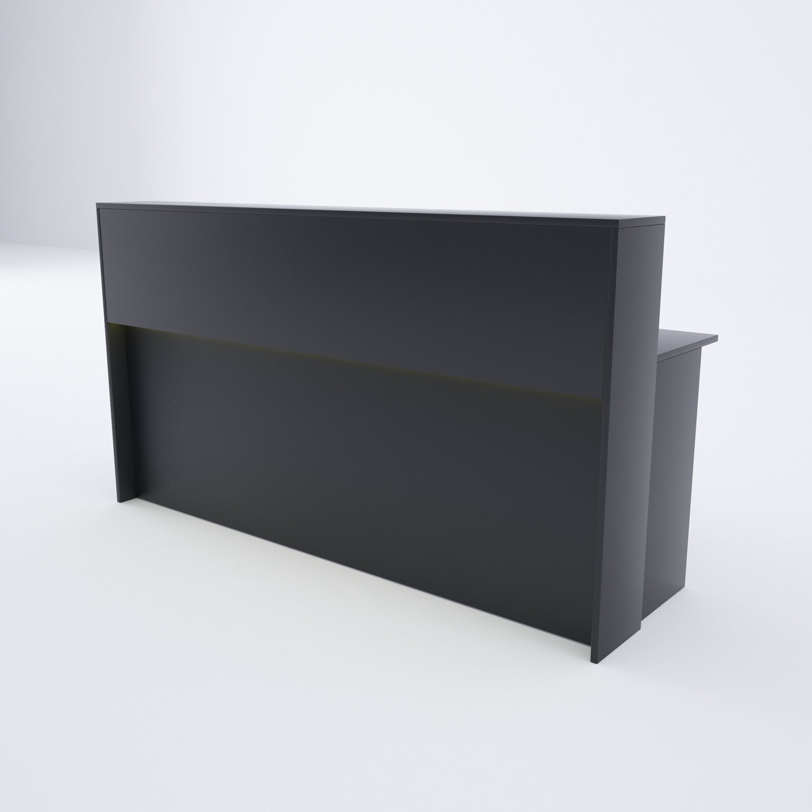 Reception Desk Model 8, Anthracite Reception Desk, Custom Reception ...