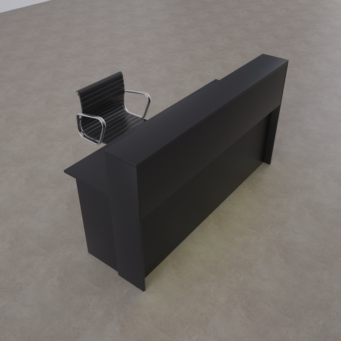 Reception Desk Model 8, Anthracite Reception Desk, Custom Reception ...