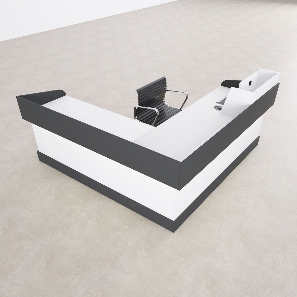 Reception Desk Model 1 Mutli Color Options, Reception Desk L Shape, L ...