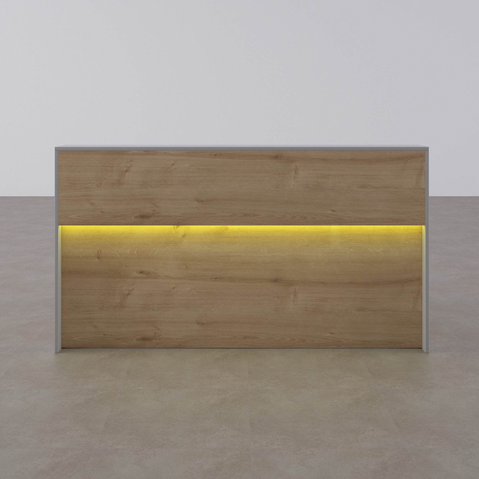 Reception Desk Model 8 White-oak Reception Desk Custom - Etsy