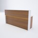 Reception Desk Model 8, White-walnut, Reception Desk, Custom Reception ...