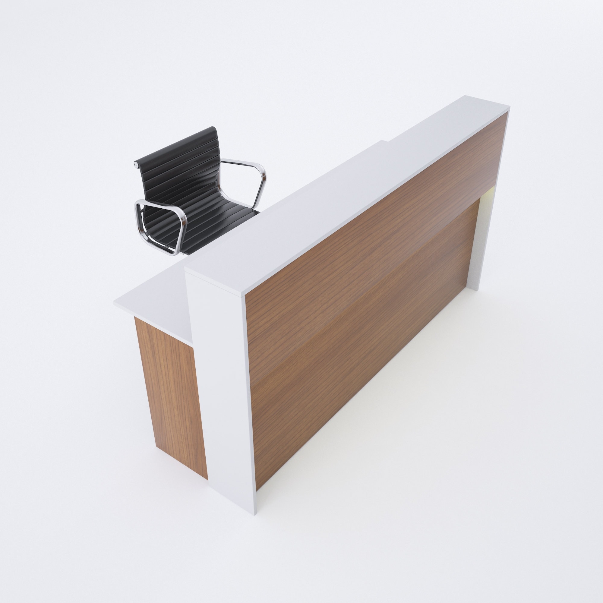 Reception Desk Model 8 White walnut Reception Desk Custom Reception Desk White Sales Counter White Modern Reception Desk Counter Desk Etsy