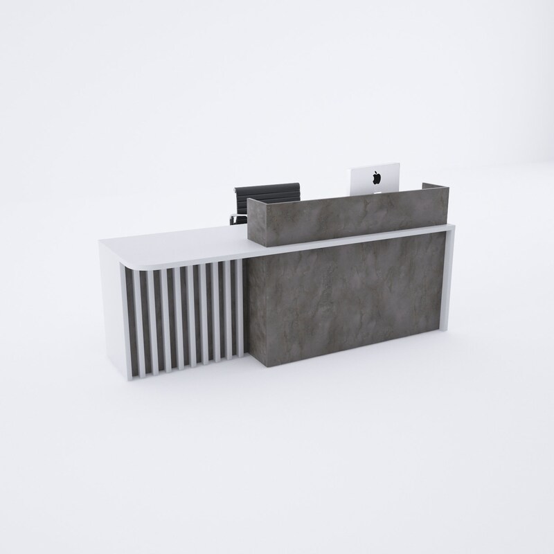 Industrial Reception Desk - Etsy