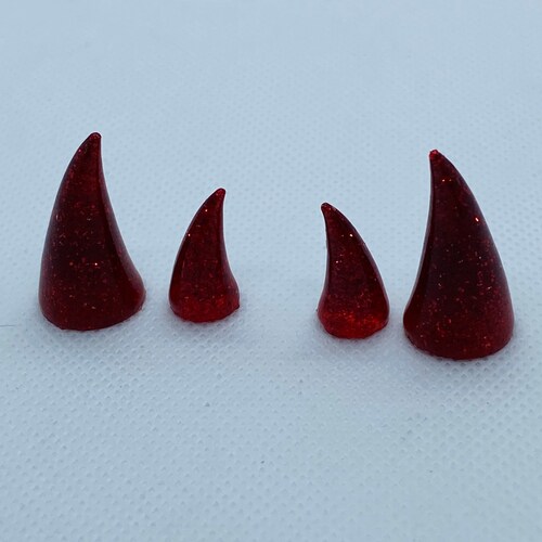 Broken Small Demon Horns Cute Gothic Devil Oni Ogre Goth - Etsy