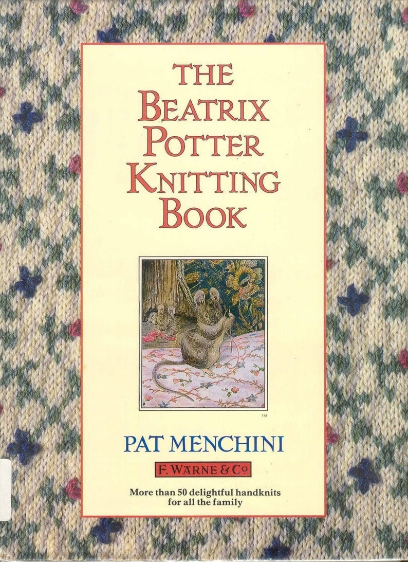 Libro de tejido vintage de Beatrix Potter, Peter Rabbit, de 130 páginas ...