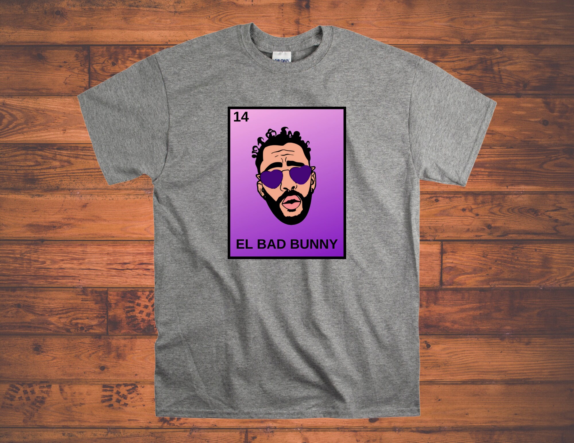 Bad Bunny Loteria Shirt | Bad Bunny Graphic Tee | Bad Bunny Merch | Bad ...