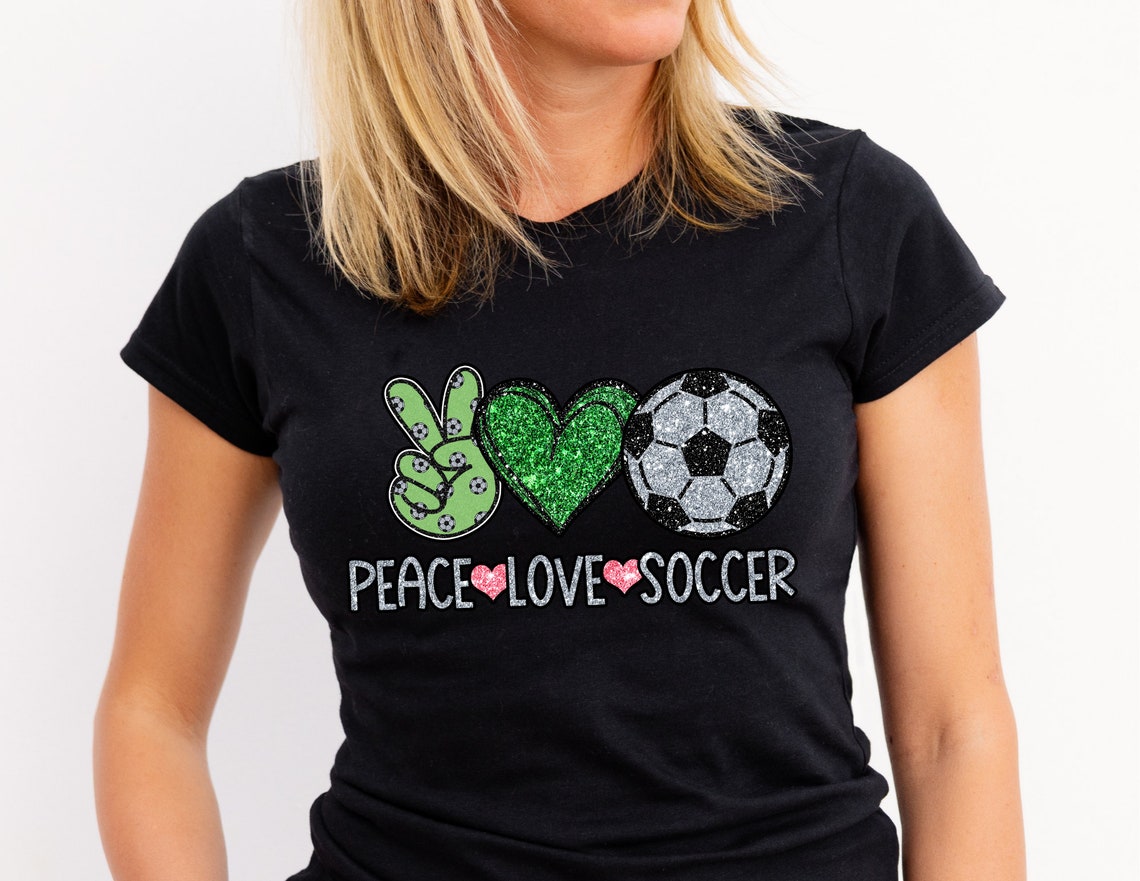 Peace Love Soccer PNG File | Peace Love | Instant Download | Digital ...