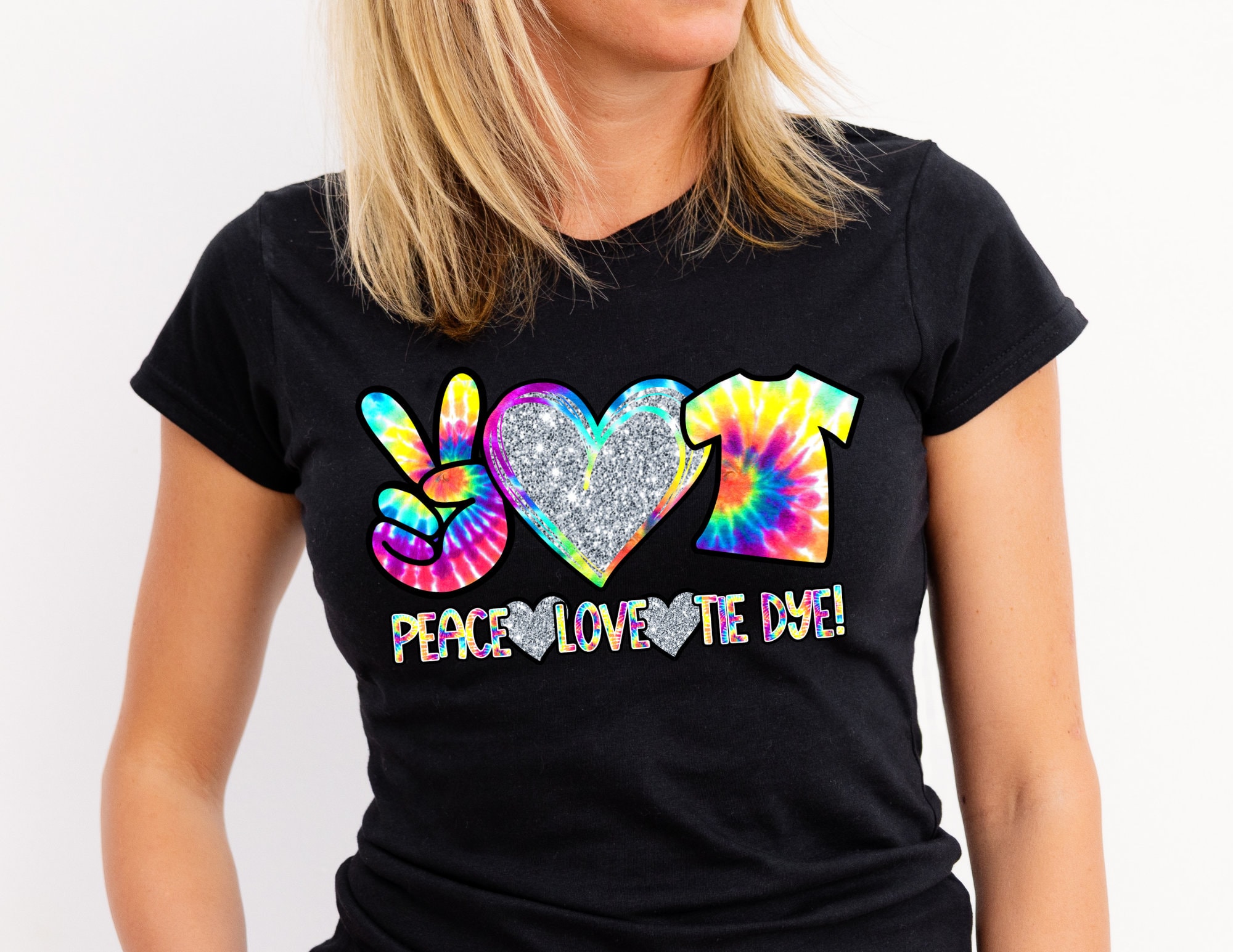 Peace Love Tie Dye PNG File | Peace Love | Instant Download | Digital ...