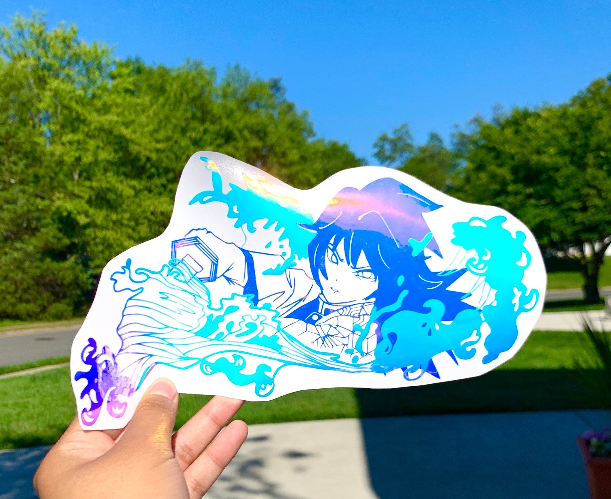 Water Swordsman Anime Manga Gift Sticker Decal Anime | Etsy