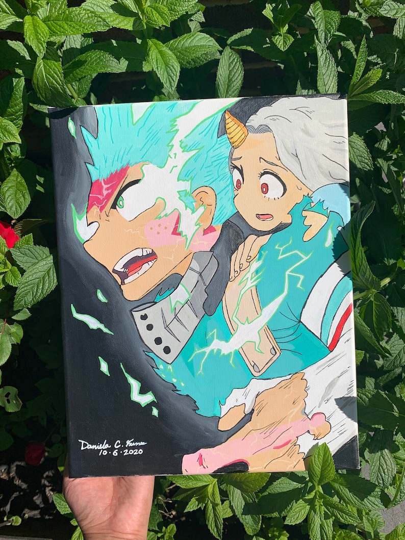 Custom Anime Canvas Paintings - Anime Characters - Hand Painted - See ...