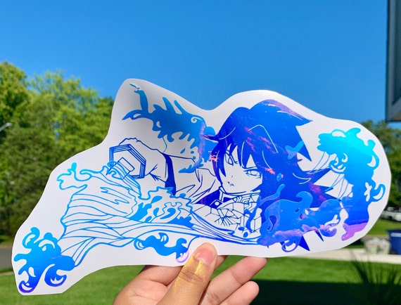 Water Swordsman Anime Manga Gift Sticker Decal Anime - Etsy