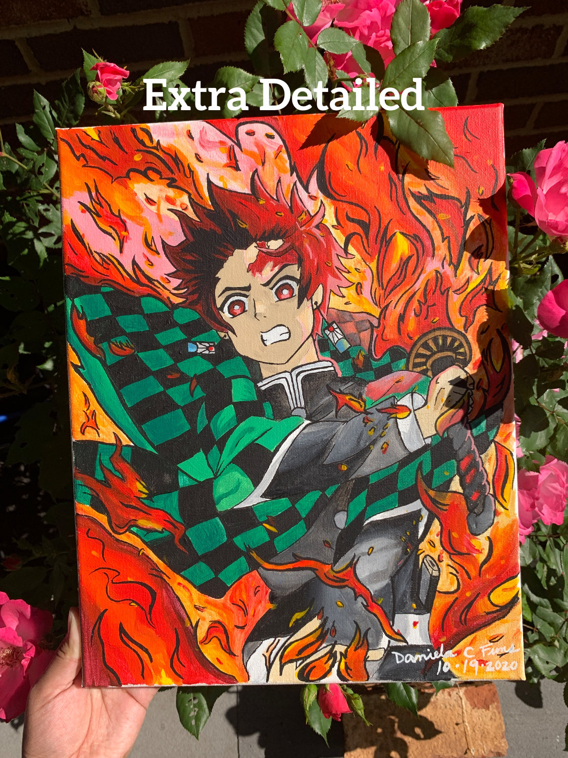 Custom Anime Canvas Paintings - Anime Characters - Hand Painted - See ...