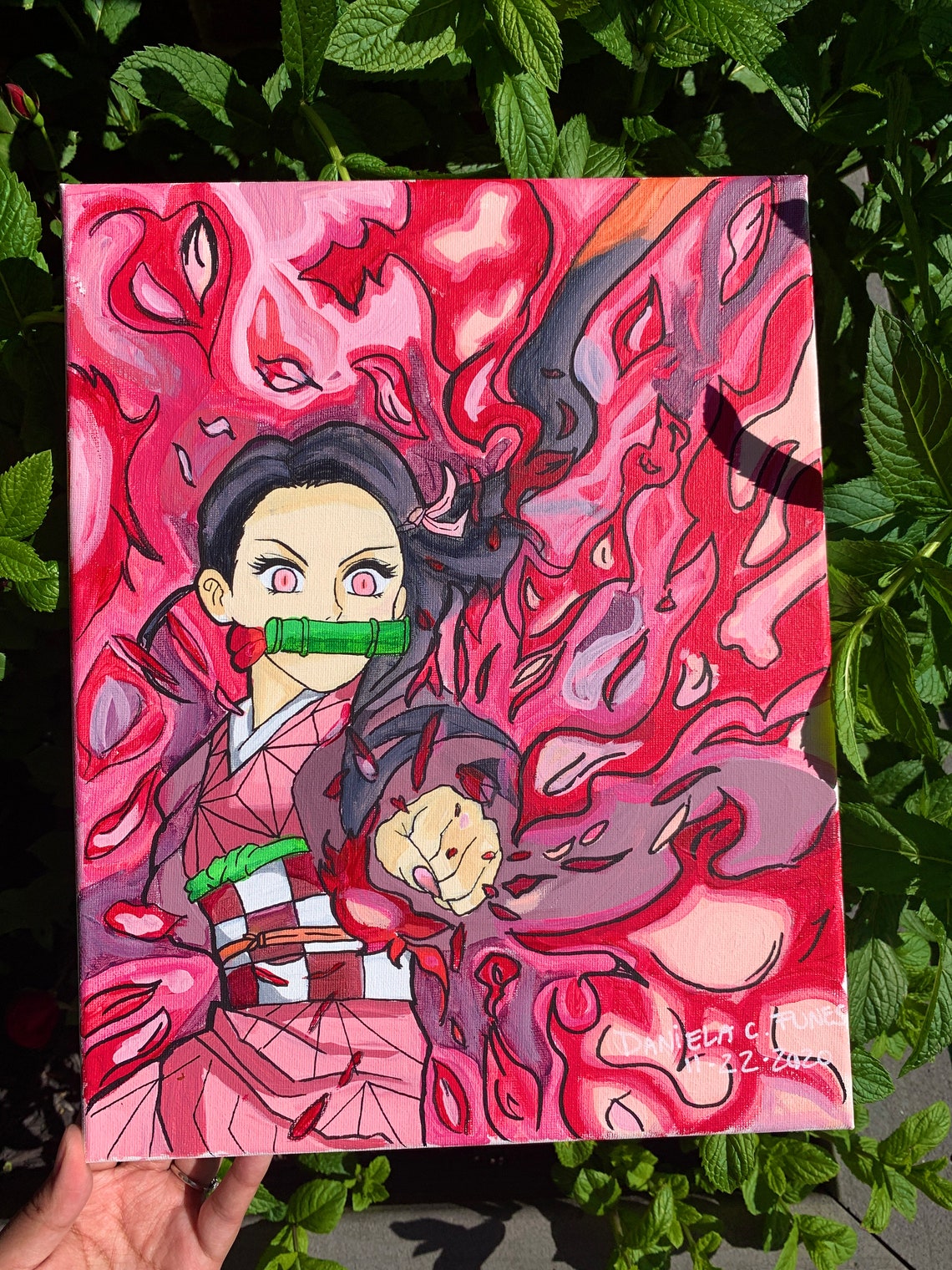 Custom Anime Canvas Paintings - Anime Characters - Hand Painted - See ...