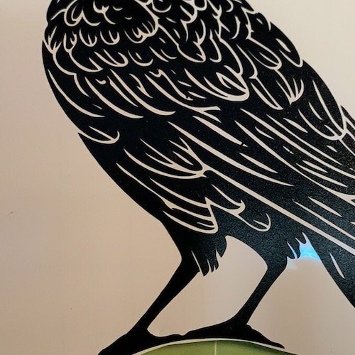 Skull and Raven Vinyl Decal - Etsy