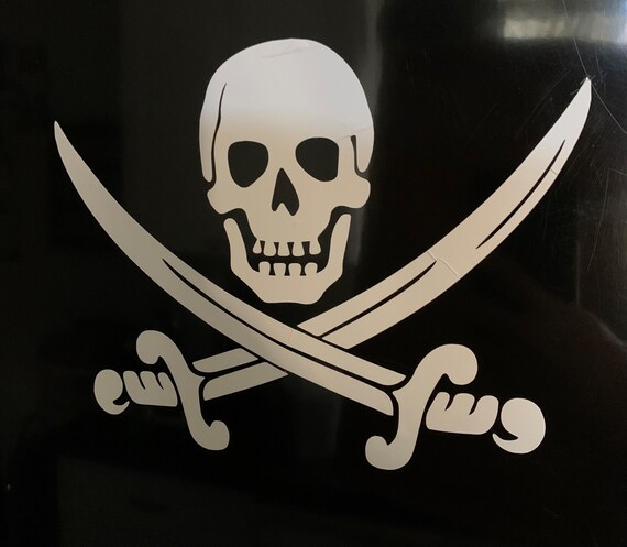 Jolly Roger decal | Etsy