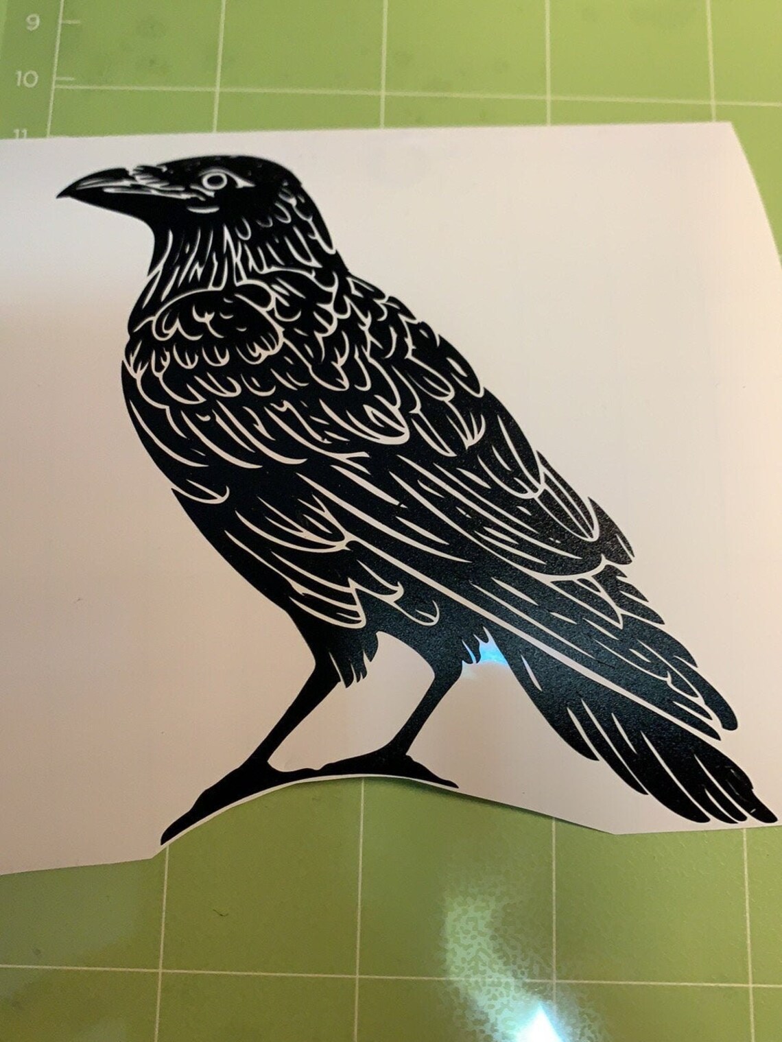 Black Raven Vinyl Decal: Car, Laptop, Window Sticker - Etsy