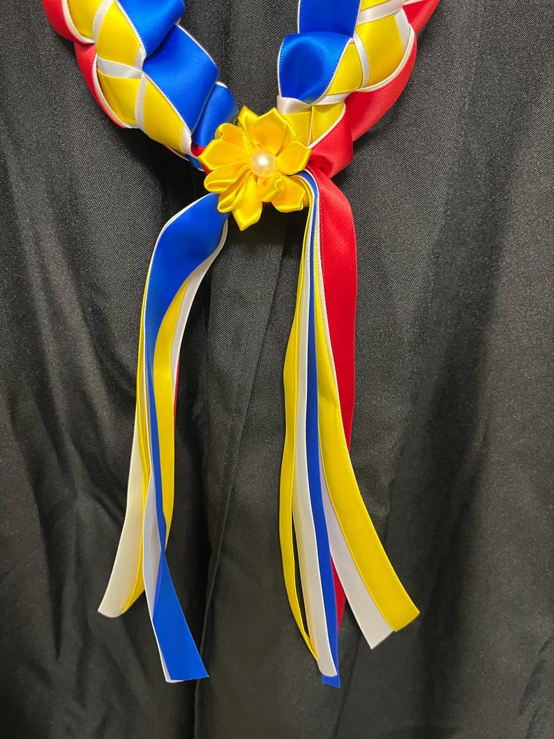 Filipino Graduation Ribbon Lei | Philipines Graduation Lei | Cultural ...
