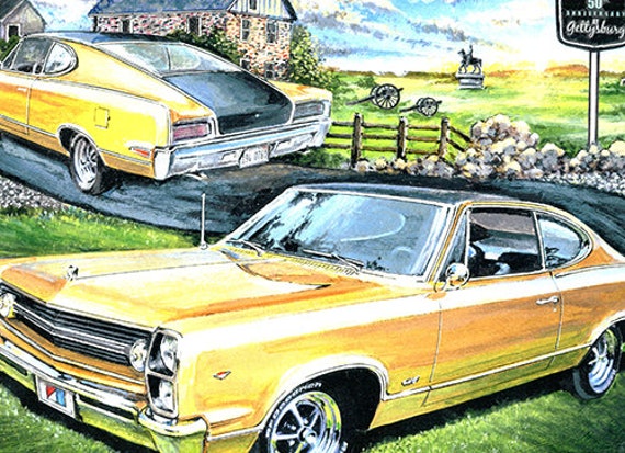 American Motors 1967 AMC Marlin Car Print by Vince Geraci - Etsy