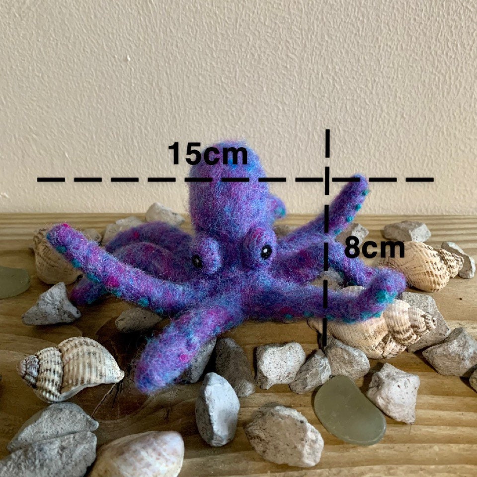 Needle Felted Sea Creatures- Octopus, Humpback Whale and Starfish. - Etsy
