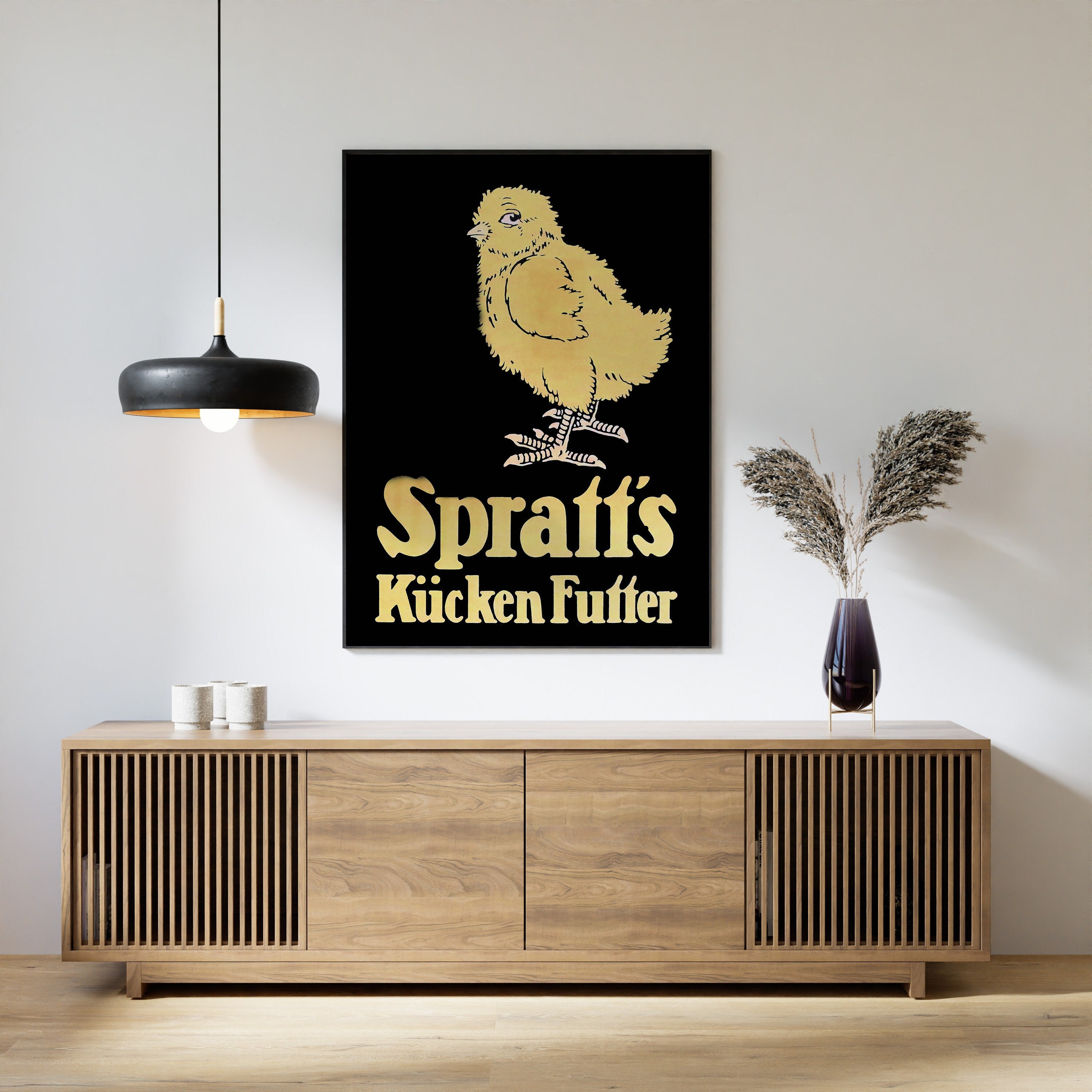 20th Century German Advertisement Poster for Spratt's - Etsy
