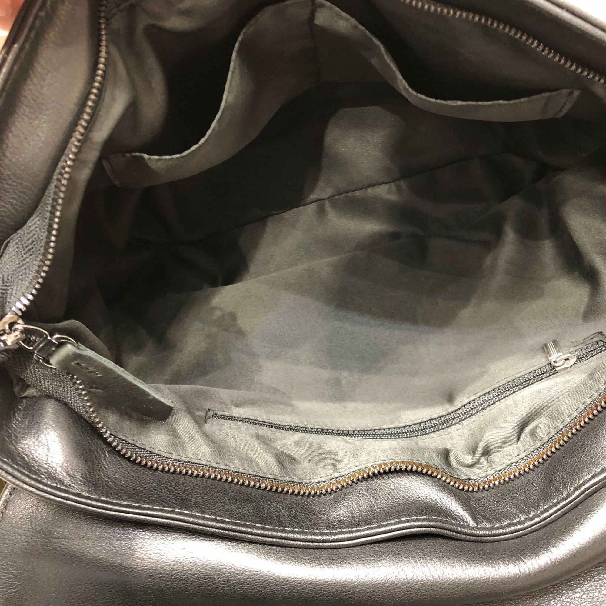 Large Sling Bag for Women, Black Leather Sling Backpack Crossbody - Etsy