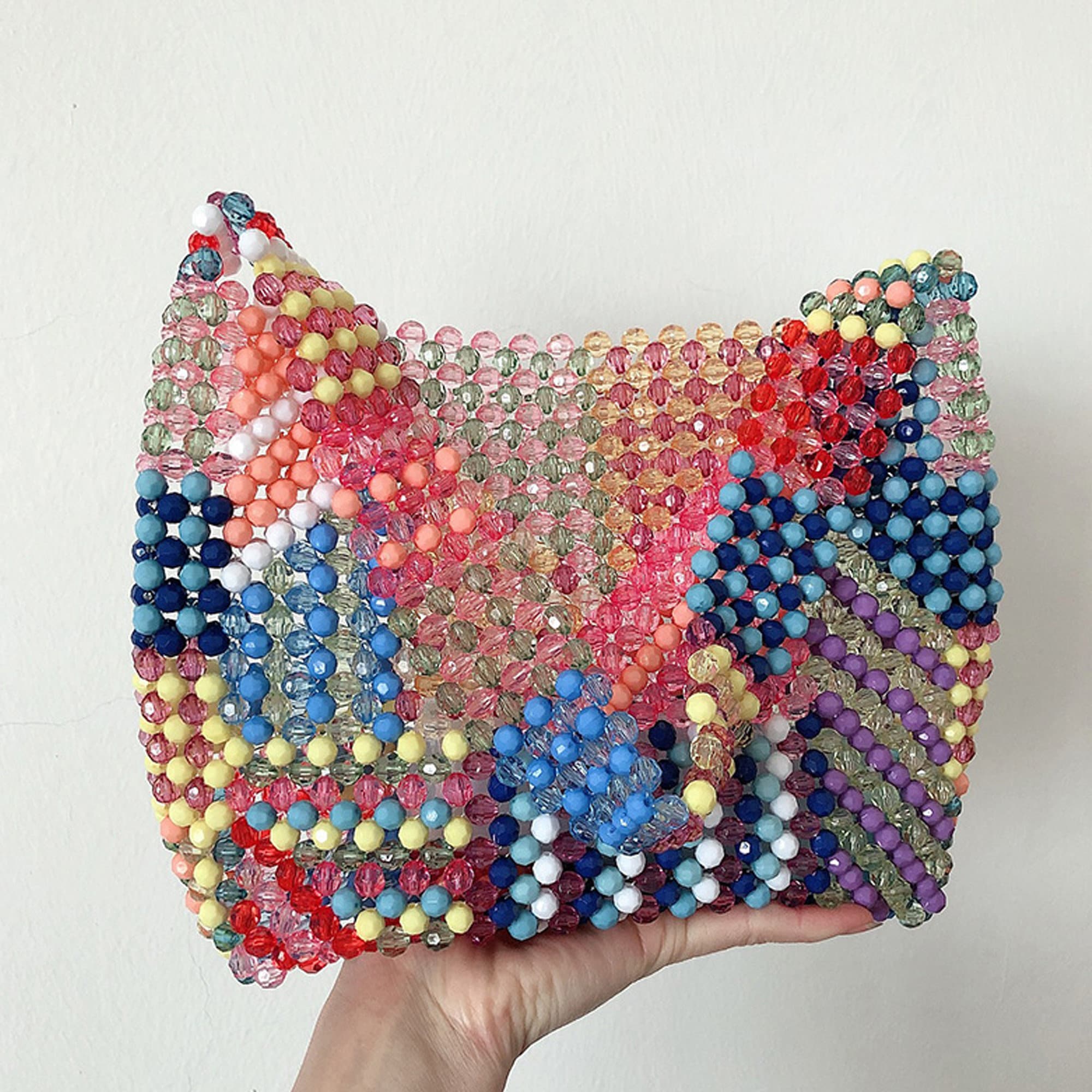Colorful Beaded Shoulder Bag - Etsy