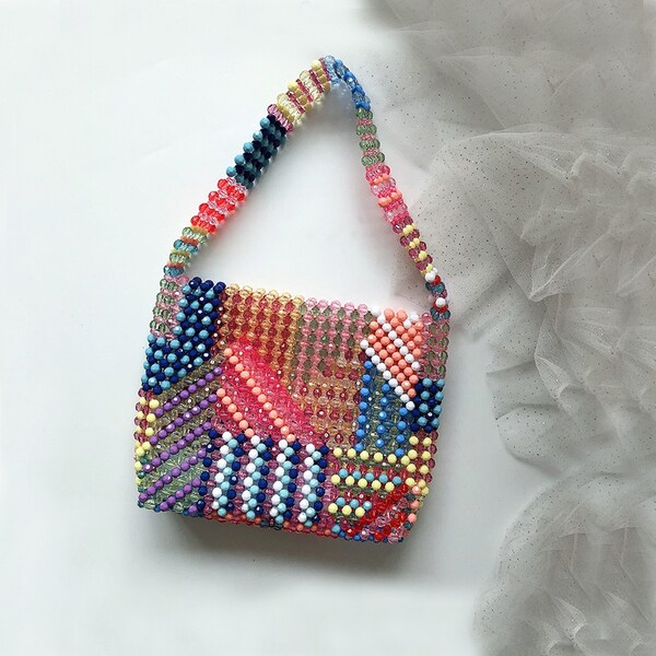 Vintage Beaded Bag - Etsy