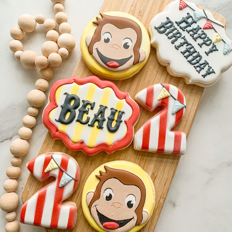 Monkey Cookies - Etsy