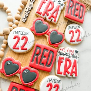 2 Dozen 24 Cookies) Customizable I'm Feeling 22 Birthday Cookies ...