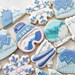 2 Dozen Customizable Ski Birthday | Skiing Into One Party Cookies | Ski ...