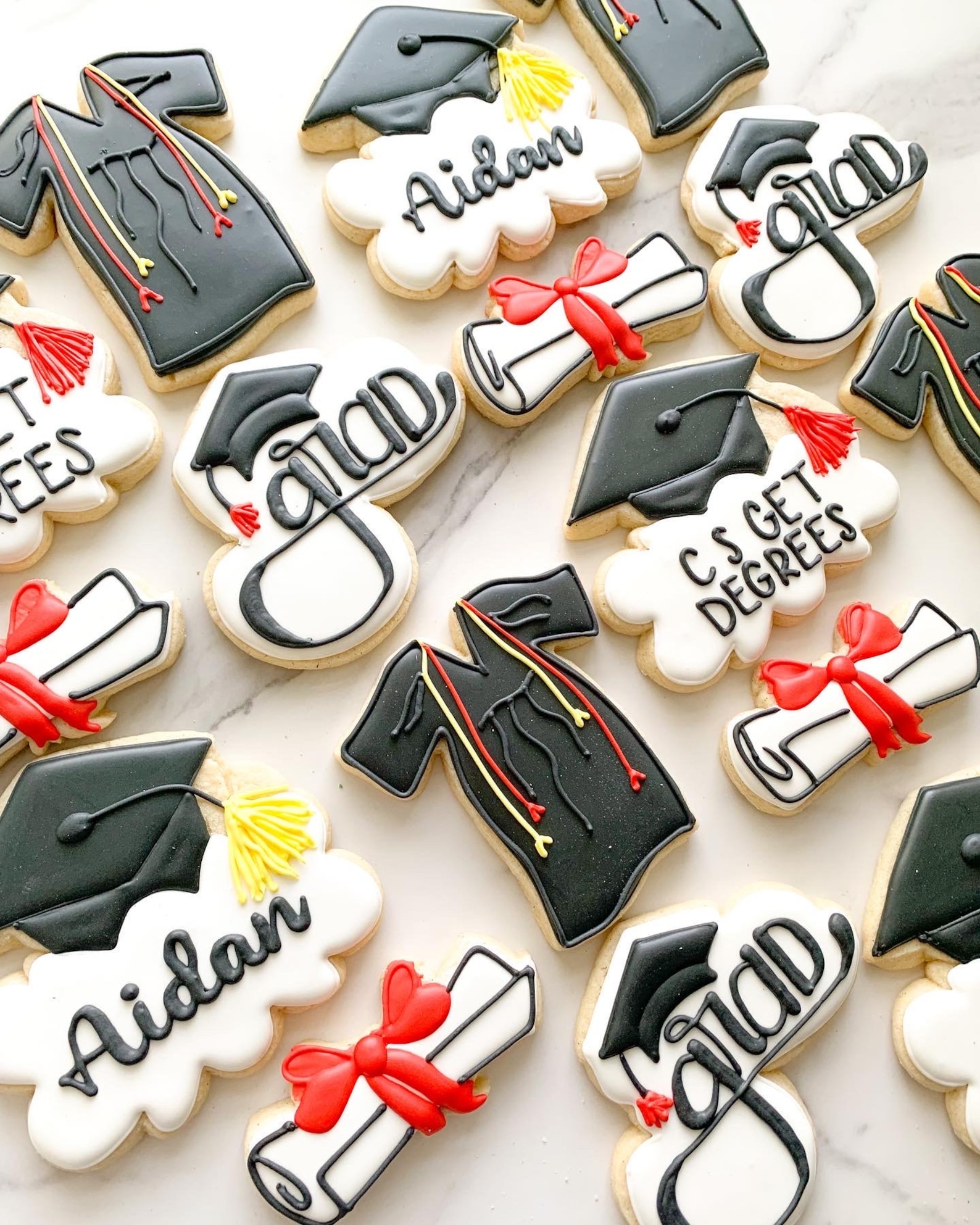 Graduation Cookies 1 Dozen High School Graduation - Etsy
