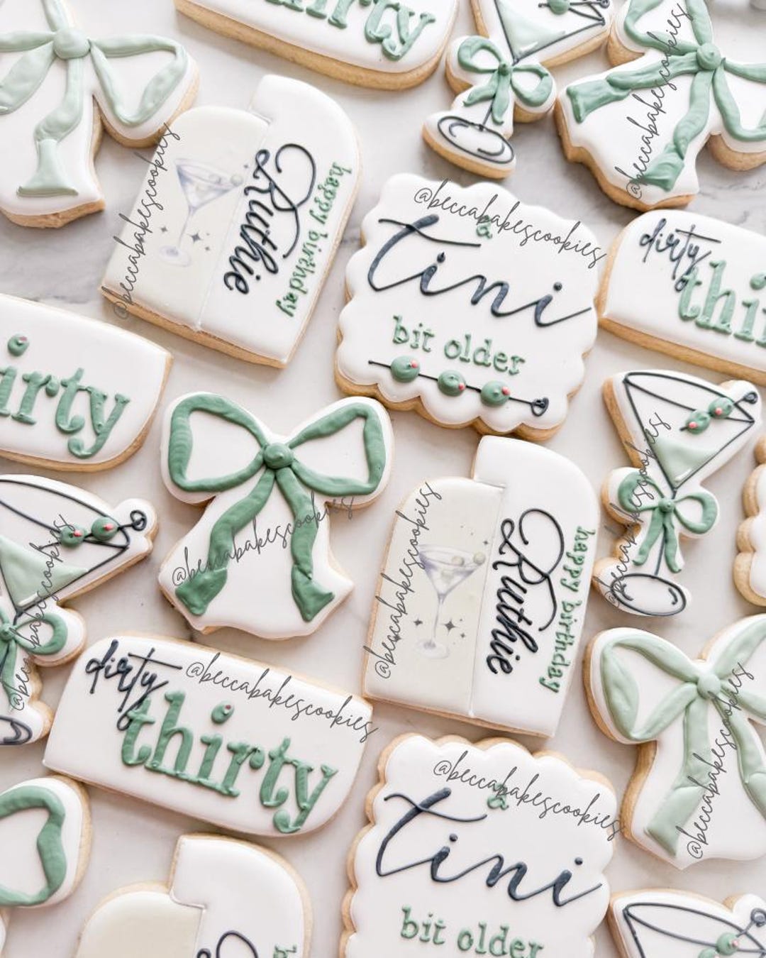 2 Dozen (24 Cookies) Customizable A Tini Bit Older | Bachelorette Party ...