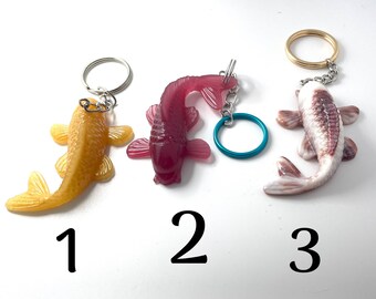 Koi Fish Keychain - Etsy