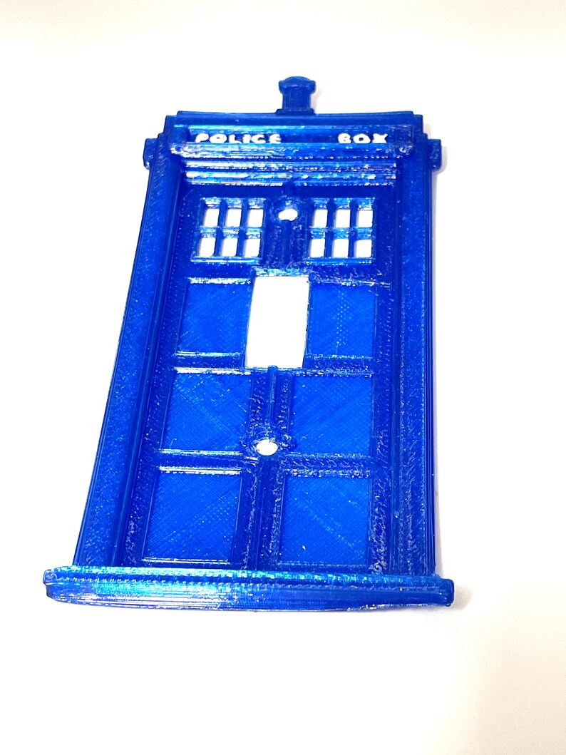 3D Printed Light Switch Police Box - Etsy