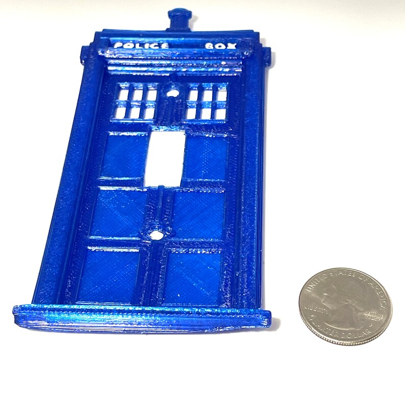 3D Printed Light Switch Police Box - Etsy