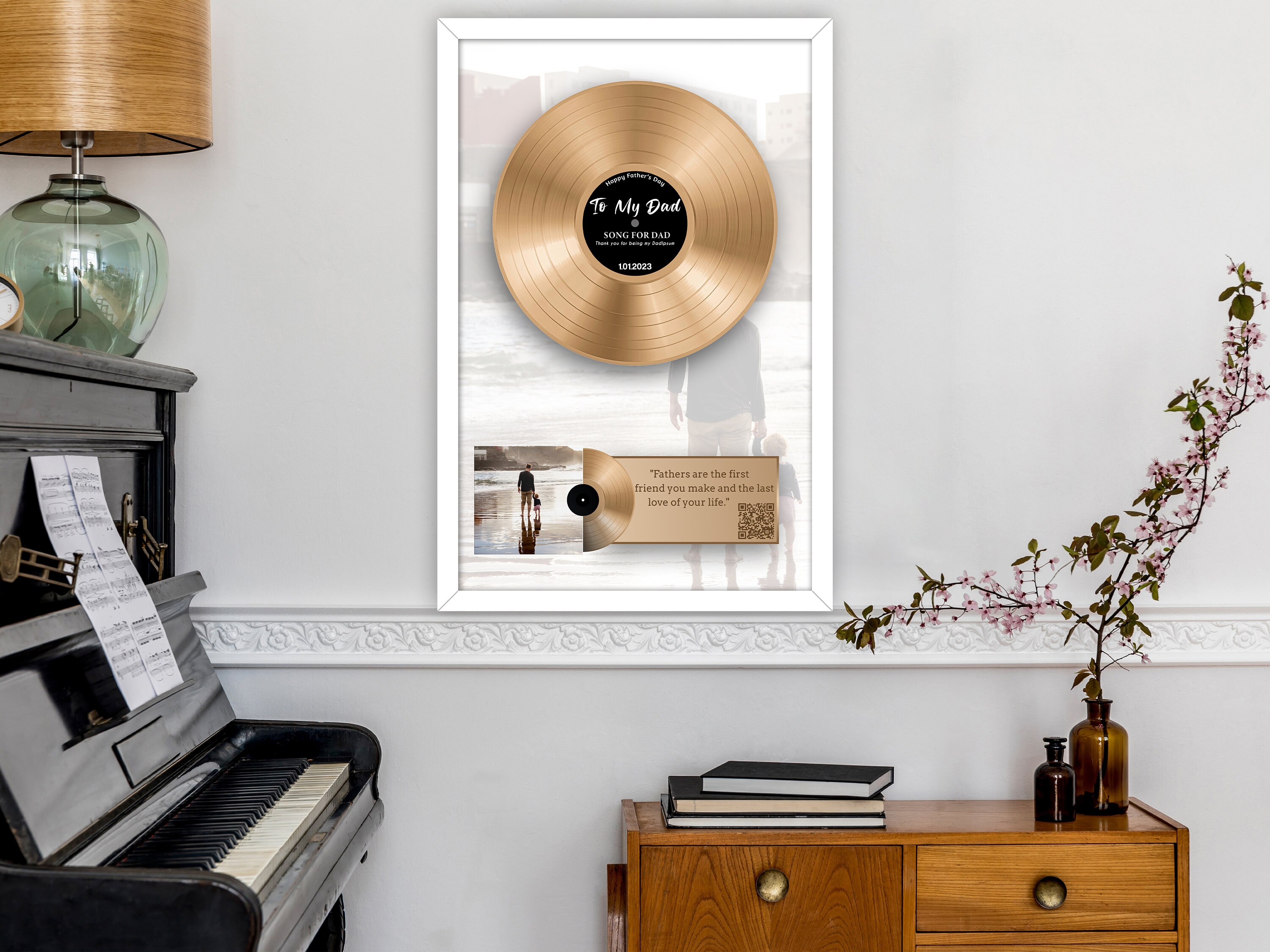 Personalized Music Plaque Custom Plaque Music Award Frame - Etsy