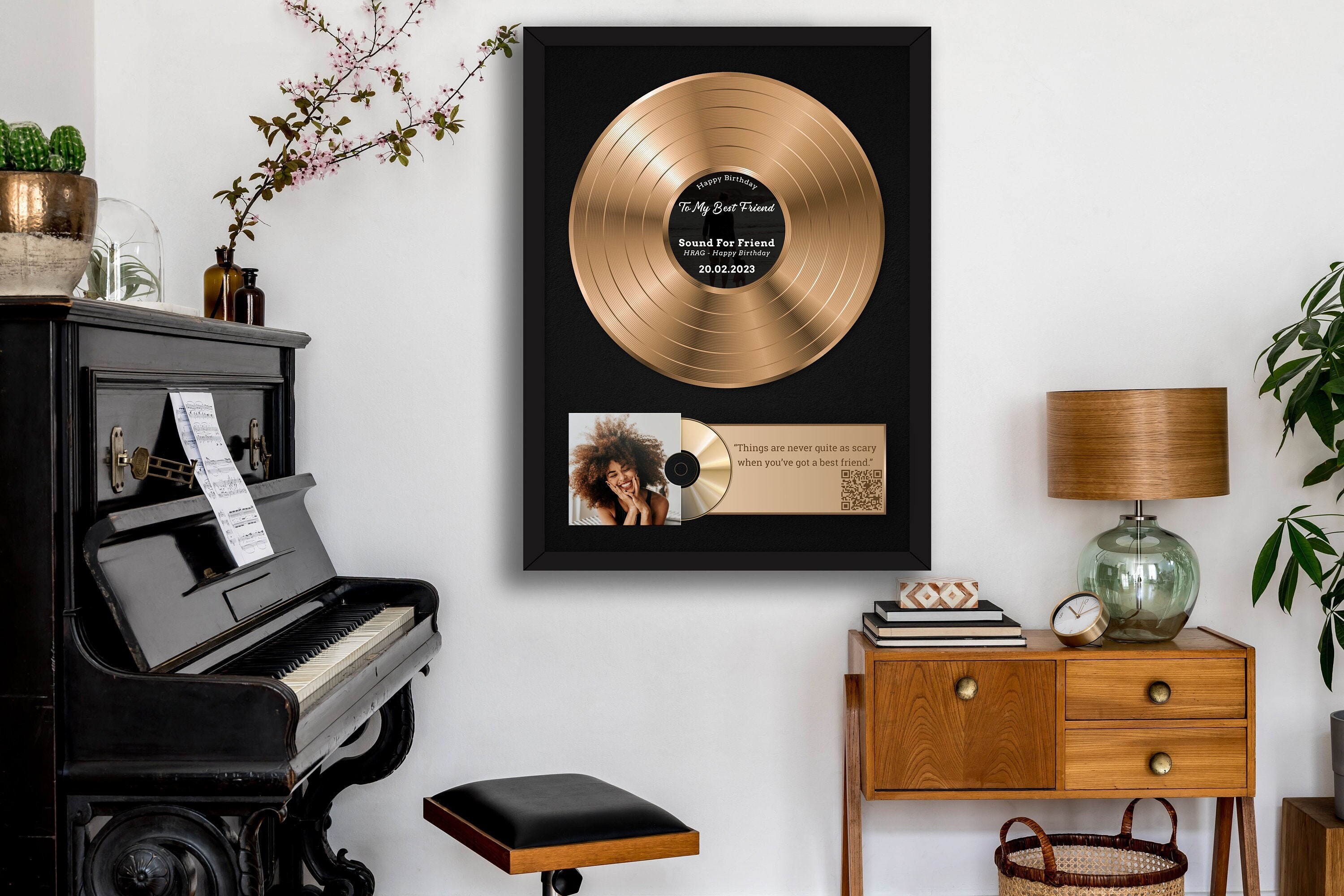 Personalized Plaque, Record Plaque, Custom Vinyl Record, Vinyl Record ...