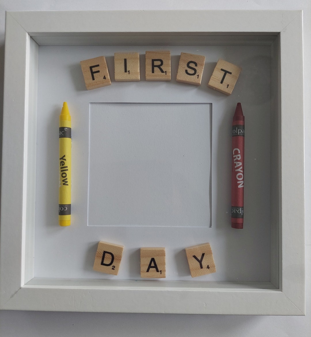First Day Frame, School Picture Frame - Etsy