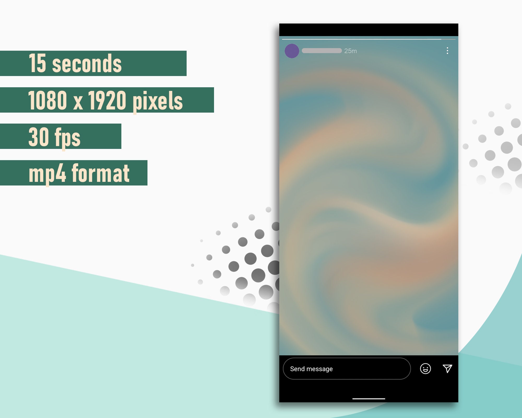 Animated Background for Instagram or Social Media, Instagram Video ...