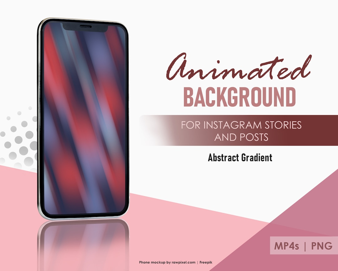 Animated Background, Instagram Story and Post, Phone Background ...