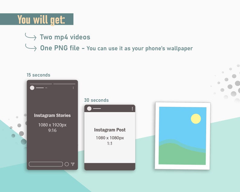 Animated Background for Instagram or Social Media, Instagram Video ...