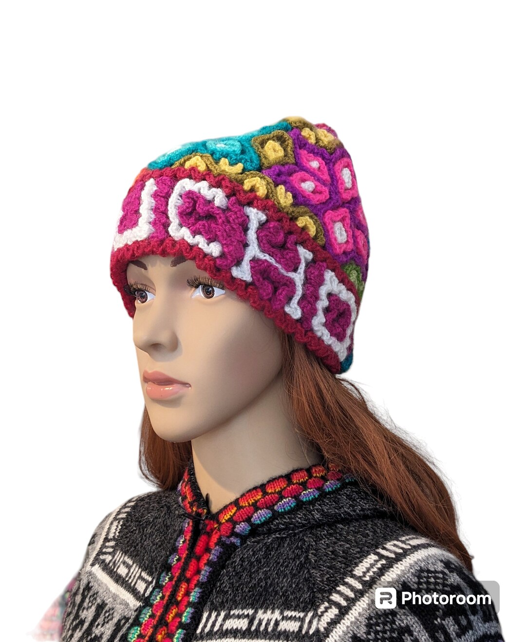 Handmade Peruvian Hat/chullo ayacucho Unique Design Extra Soft Winter ...